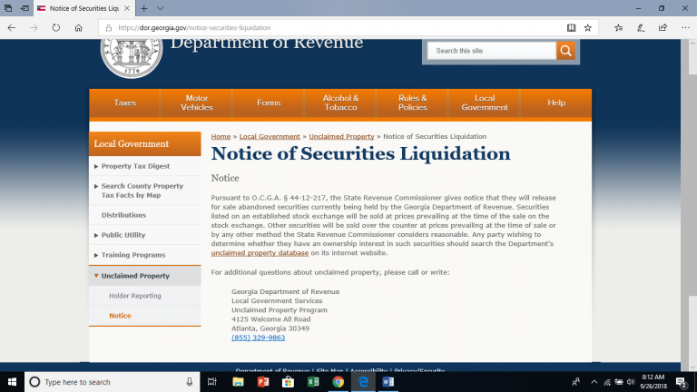 Georgia Unclaimed Money (2024 Guide) | Unclaimedmoneyfinder.org