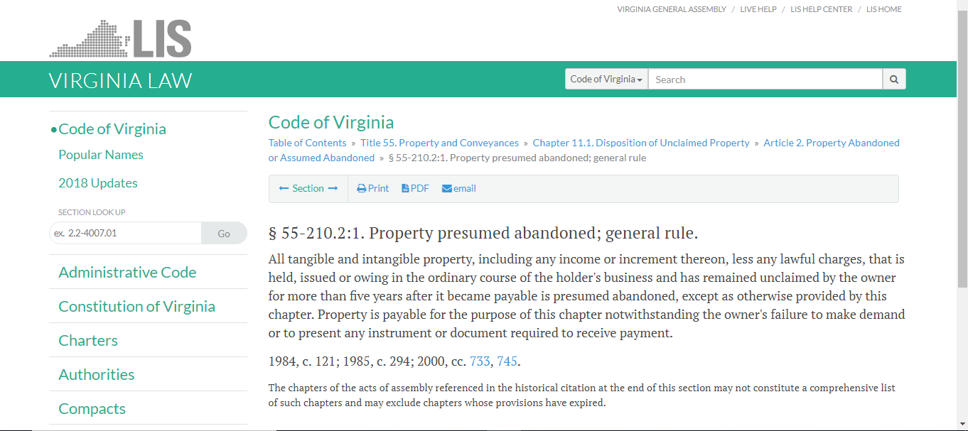 Virginia Unclaimed Money (2024 Guide)
