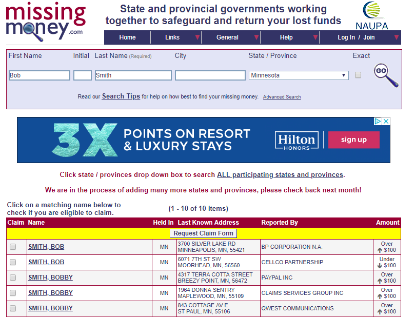 Find Minnesota Unclaimed Money (2024 Guide) | Unclaimedmoneyfinder.org