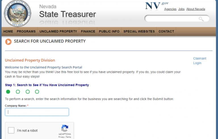 Finding Your Nevada Unclaimed Property (2024 Guide)
