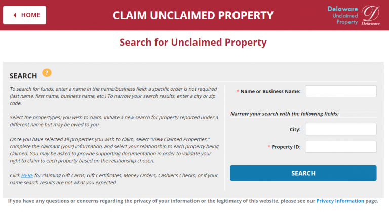 Find All Delaware Unclaimed Property (2024 Guide) - Find Unclaimed Money