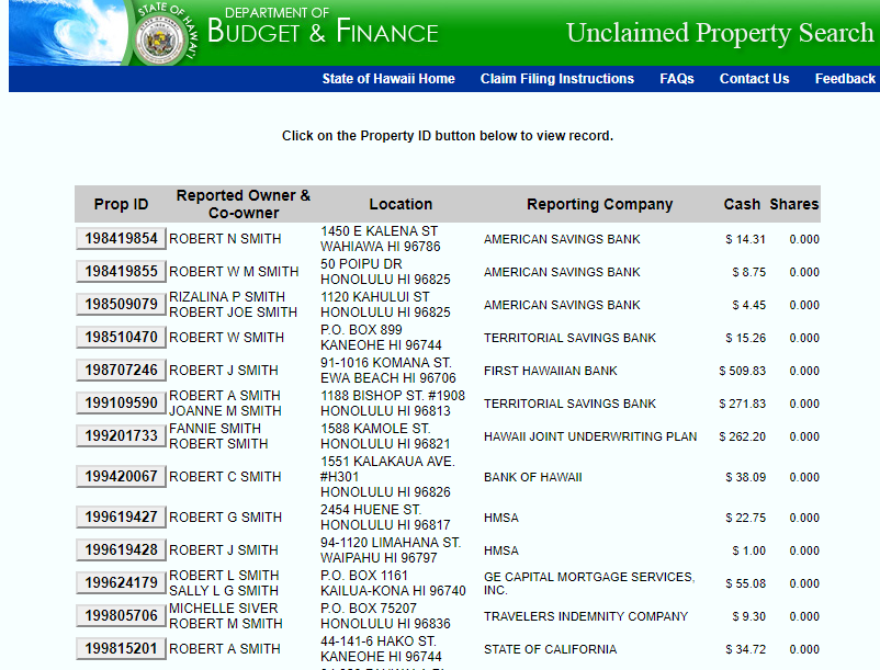 Find All Hawaii Unclaimed Property (2024 Guide)