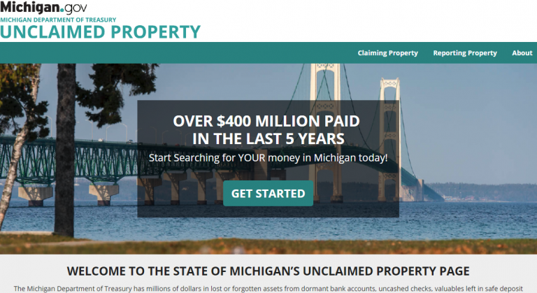 Michigan Unclaimed Property Search (2024 Guide)
